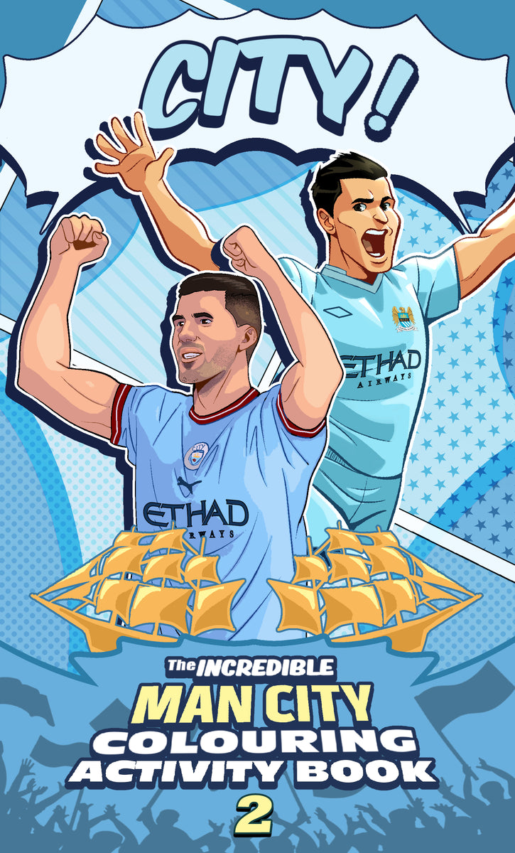 Man City City! Colouring Activity Pack – The Brilliant Game