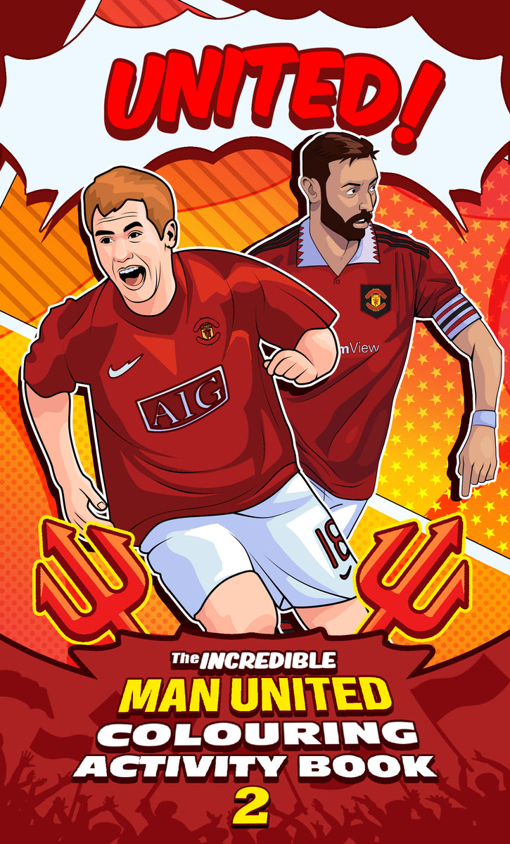 Man United Red Devils! Colouring Activity Pack – The Brilliant Game
