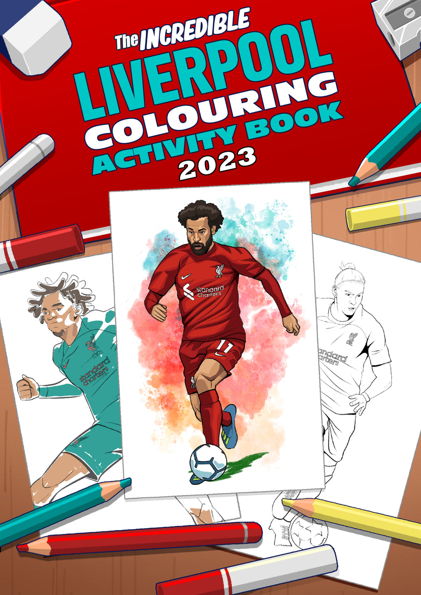 Liverpool 2023 Colouring Activity Pack – The Brilliant Game