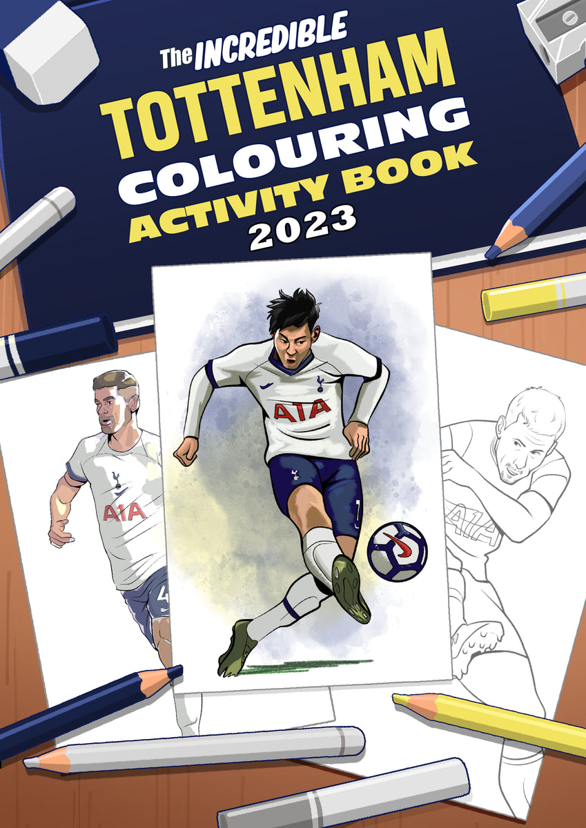 Tottenham 2023 Colouring Activity Pack – The Brilliant Game